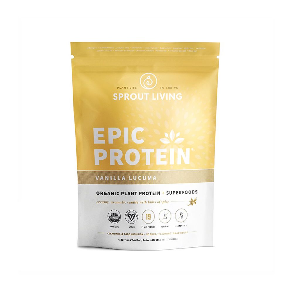 Proteína Vegana Epic Vegana sin Gluten de Vanilla y Lúcuma Sprout ...